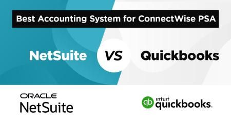 NetSuite vs QuickBooks for ConnectWise PSA | GURUS Solutions